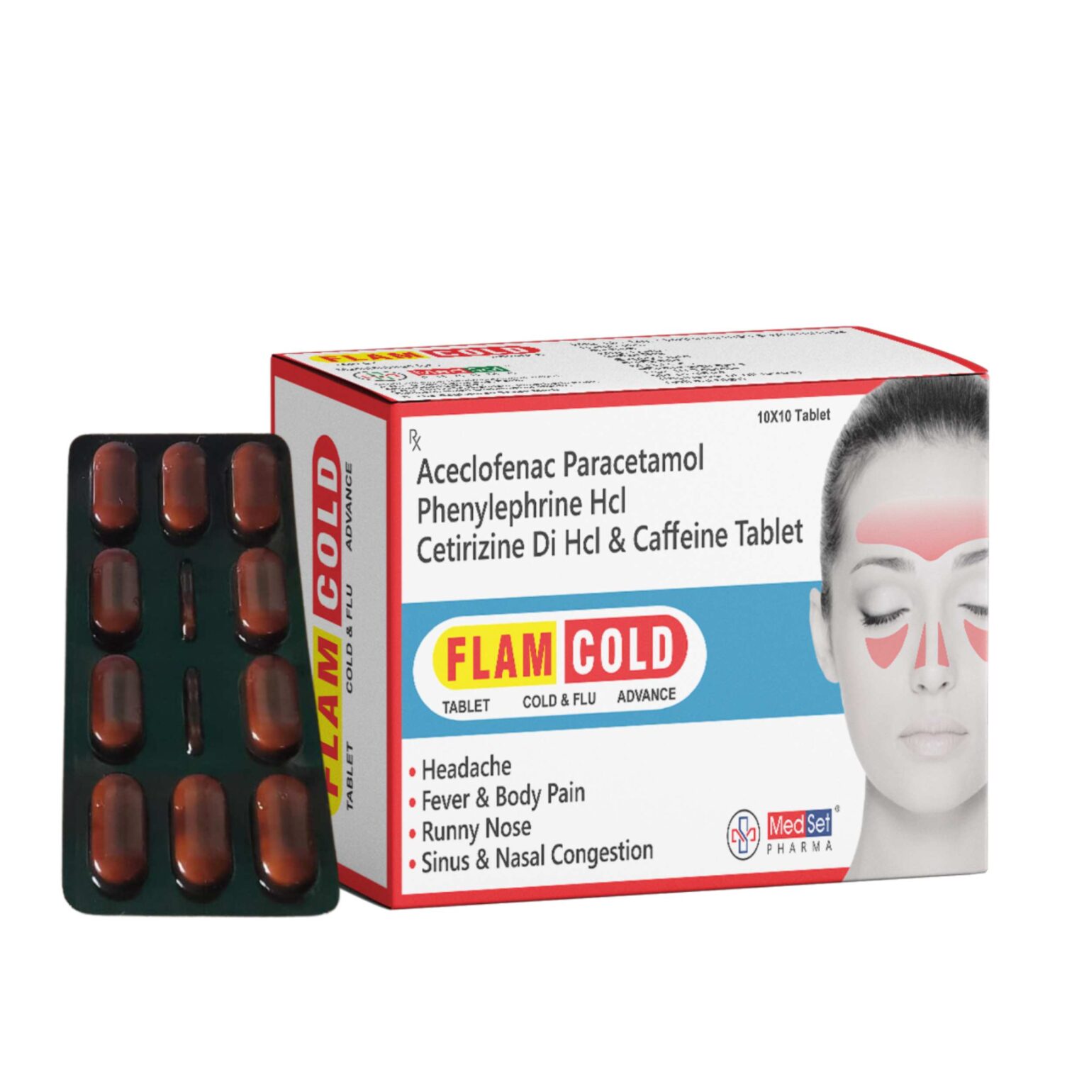 FLAM COLD TABLET - Medset Pharma